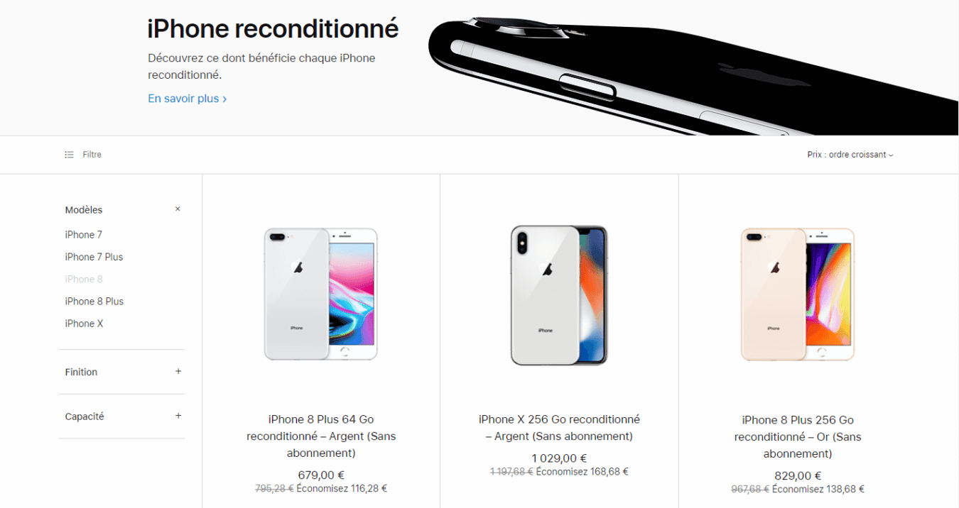 Les iPhone reconditionnés certifiés par Apple arrivent en France ! - LCDG