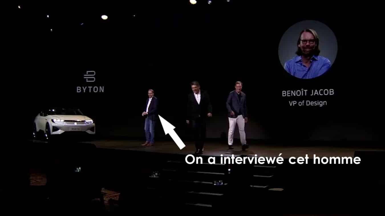 BYTON - Interview du VP du design Benoît Jacob au CES 2019 | LCDG