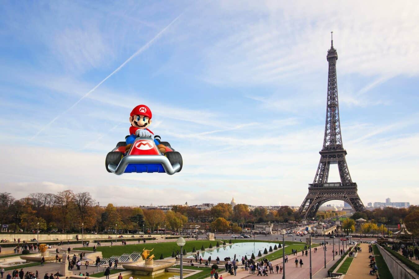 Le prochain Mario Kart dans les rues parisiennes | LCDG