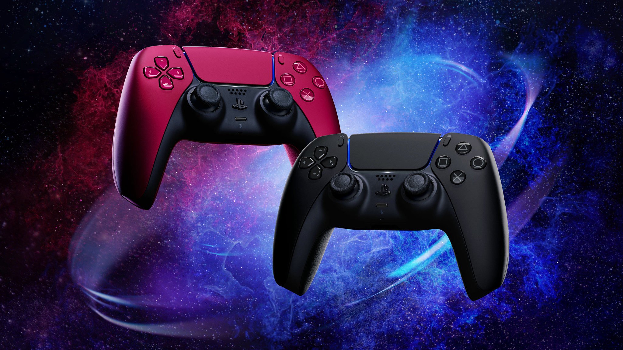 PS5 : Sony présente de nouvelles manettes DualSense rouges et noires