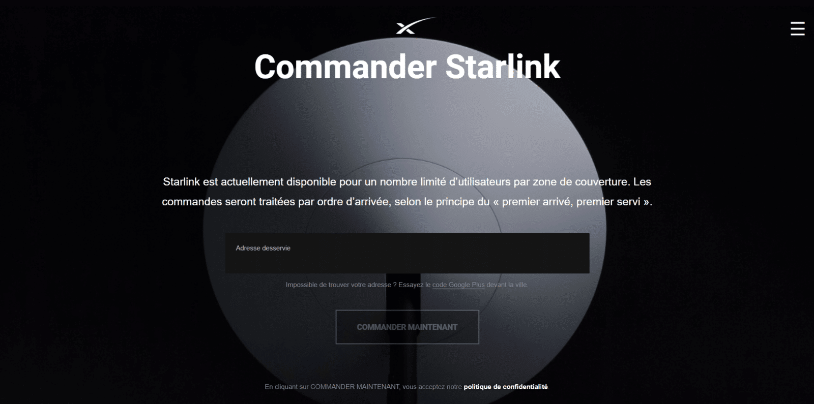 Starlink : l'offre d'internet par satellite de Space X est disponible ...