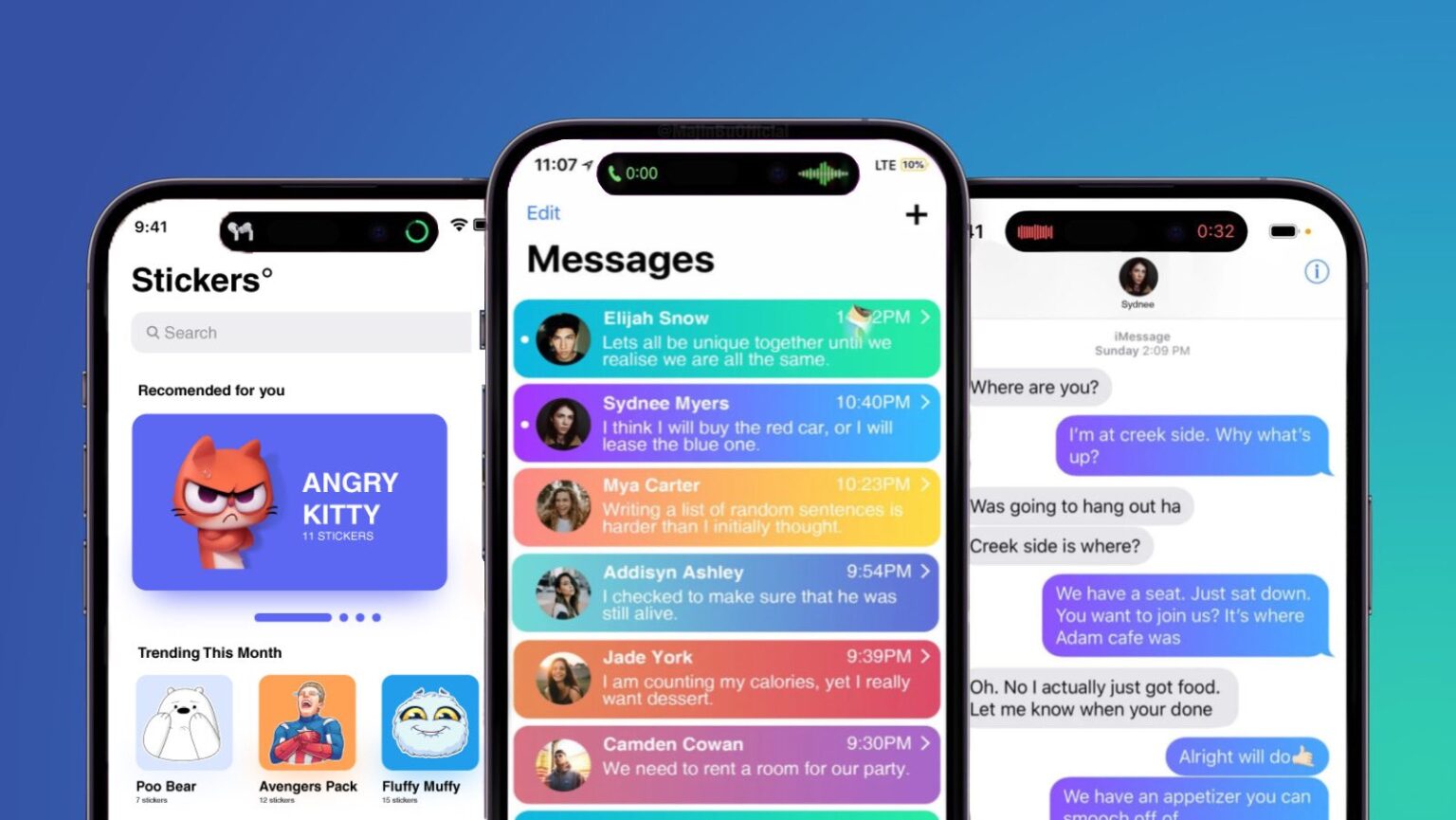 iOS 17 : un gros redesign prévu pour l'application Messages | LCDG