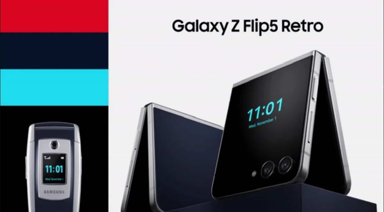 Le Galaxy Z Flip5 Retro : Hommage à l'emblématique SGH-E700