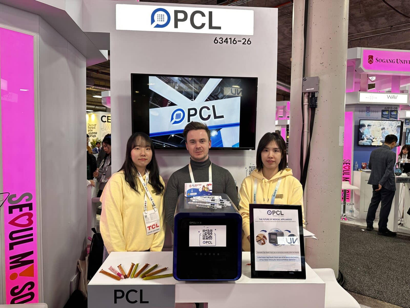 PCL : Détection de maladie rapide antigénique - CES 2024 Seoul Pavillon | LCDG