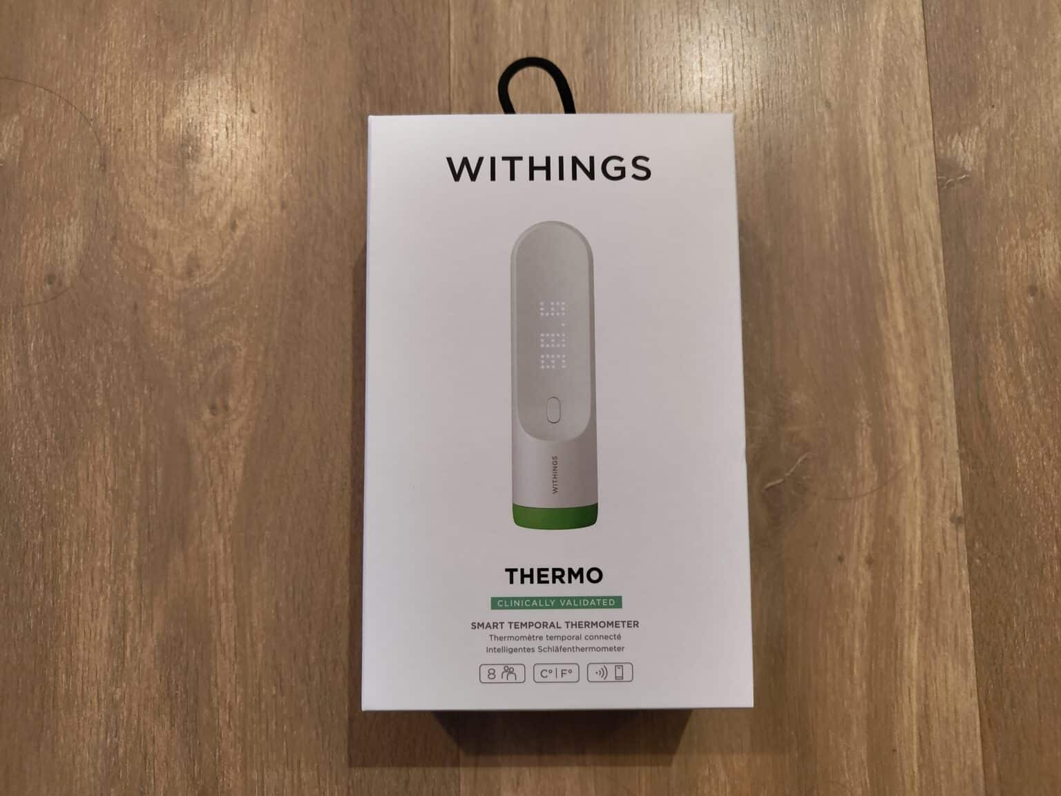 Test - Withings Thermo : Le thermomètre intelligent | LCDG