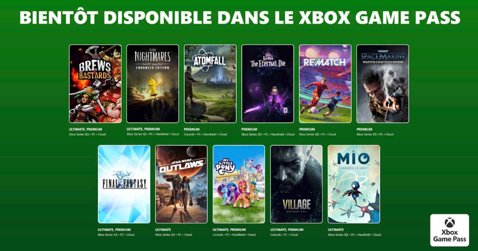 Xbox Game Pass : voici les nouveaux ajouts de janvier 2026 | LCDG