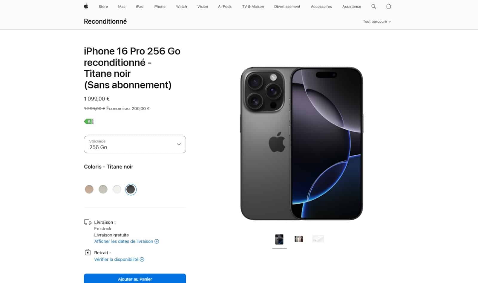 iPhone 16 et 16 Pro : Apple lance enfin ses modèles reconditionnés | LCDG